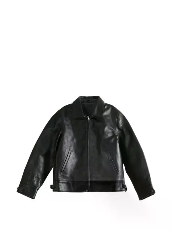 TAIGA TAKAHASHI Leather Zip-up Jacket