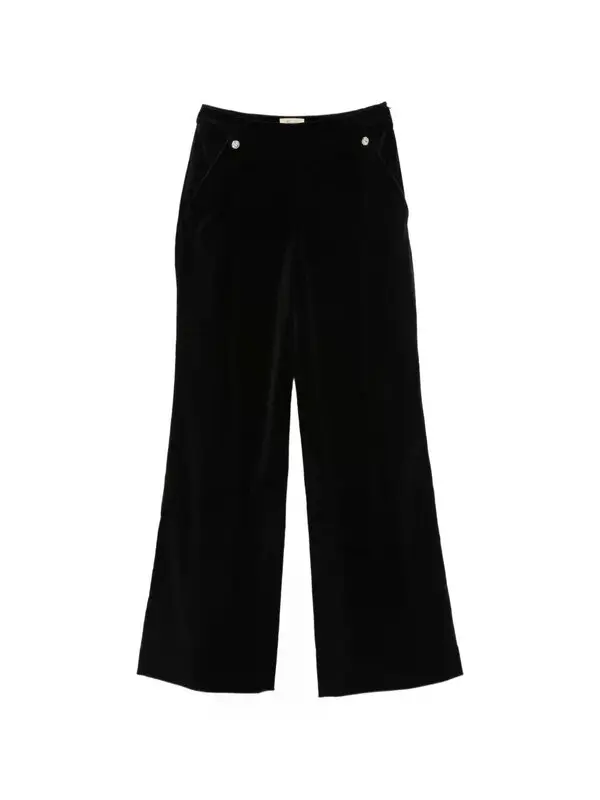 TEMPERLEY LONDON Crystal Clove Velvet Trousers