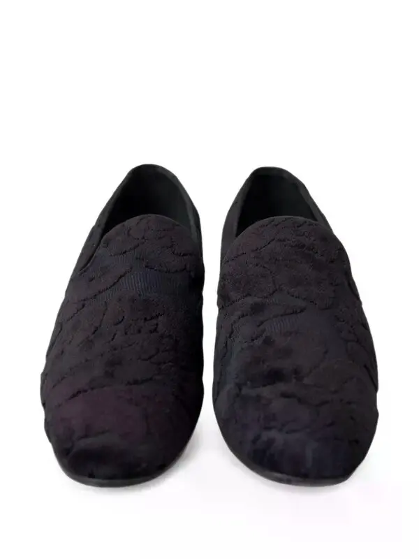 Dolce & Gabbana Floral-brocade Loafers