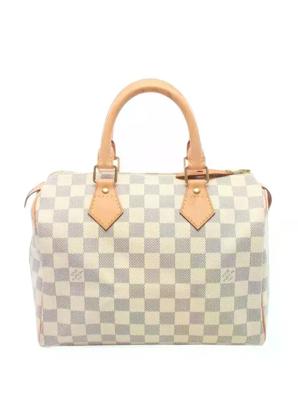 LOUIS VUITTON 2010 25 Speedy Damier Azur Handbag