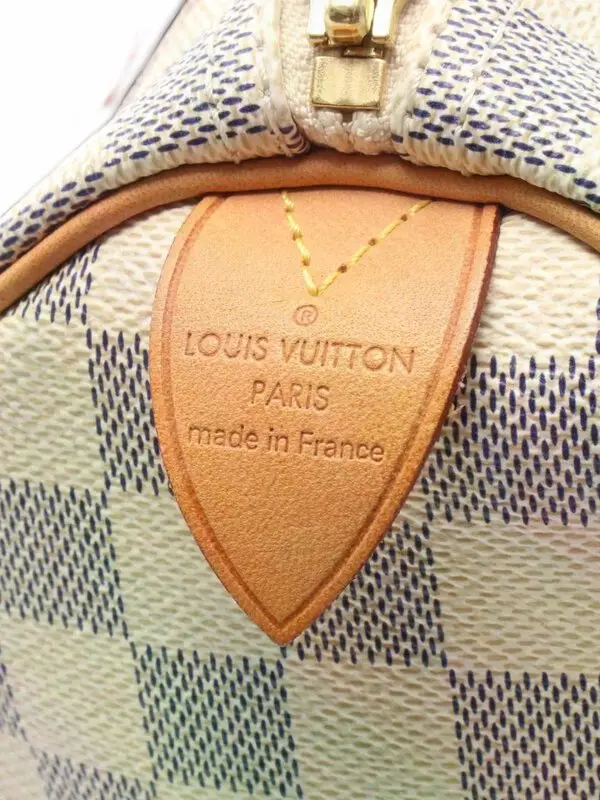 LOUIS VUITTON 2010 25 Speedy Damier Azur Handbag