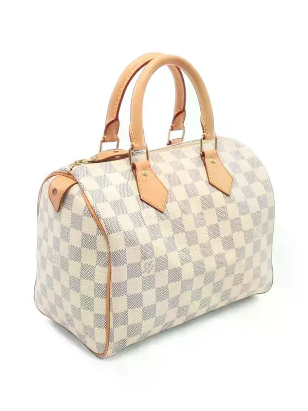 LOUIS VUITTON 2010 25 Speedy Damier Azur Handbag - Neutrals