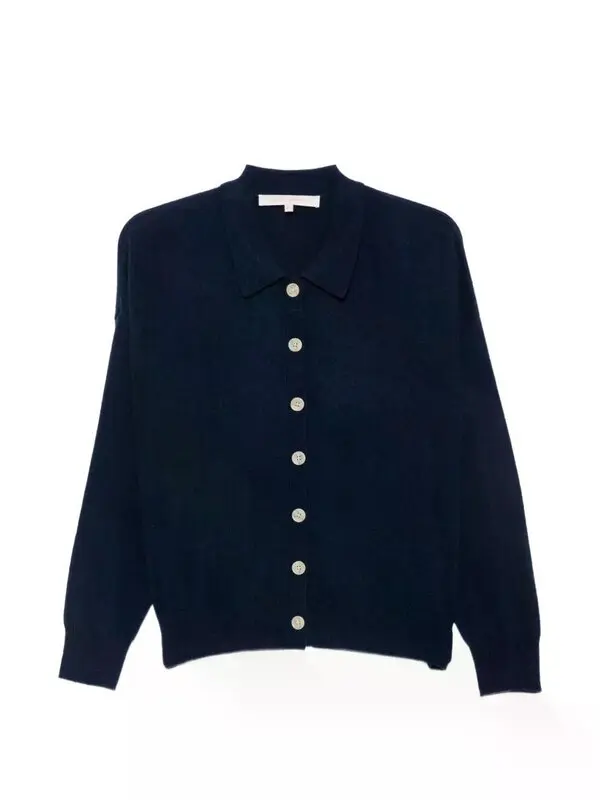 ABSOLUT CASHMERE Button-up Polo Cardigan