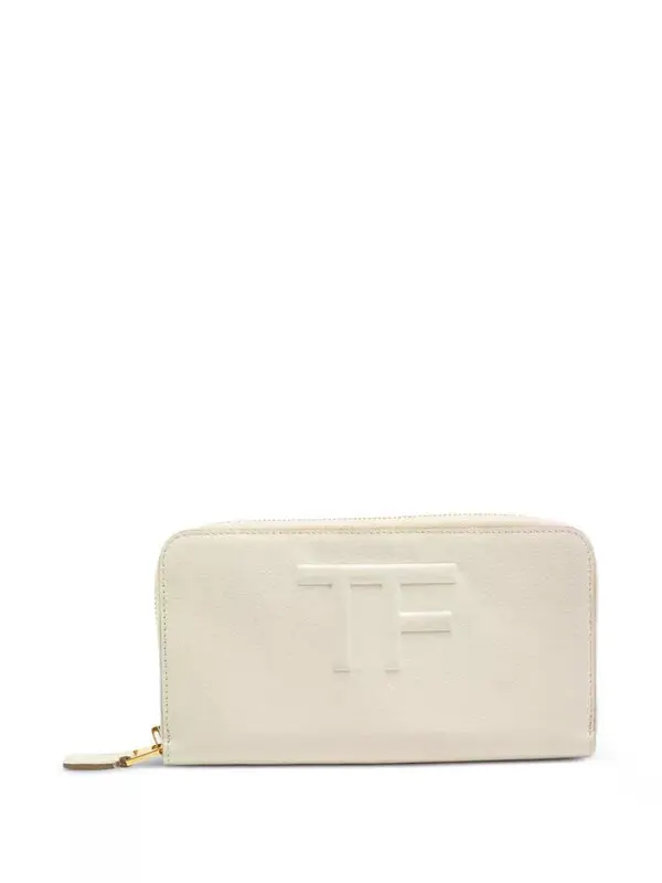 TOM FORD Zip-around Wallet - Neutrals