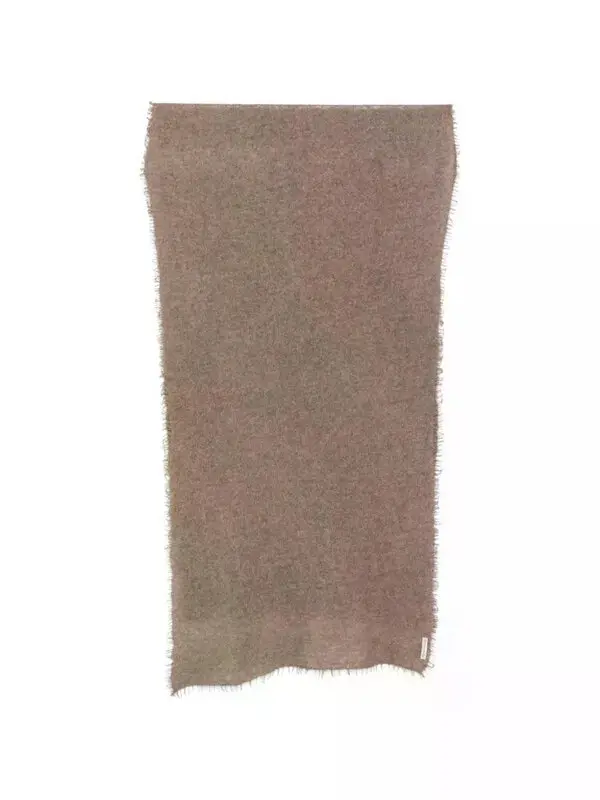 MIRROR IN THE SKY Fringed Cashmere Scarf