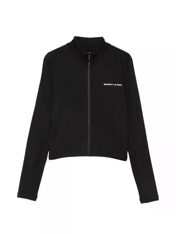 Sporty & Rich Logo-print Zip-up Jacket