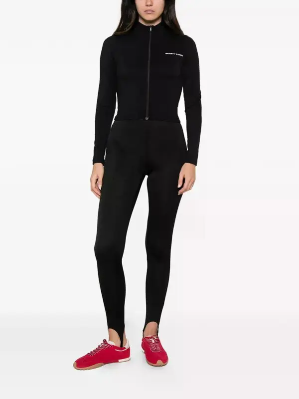 Sporty & Rich Logo-print Zip-up Jacket