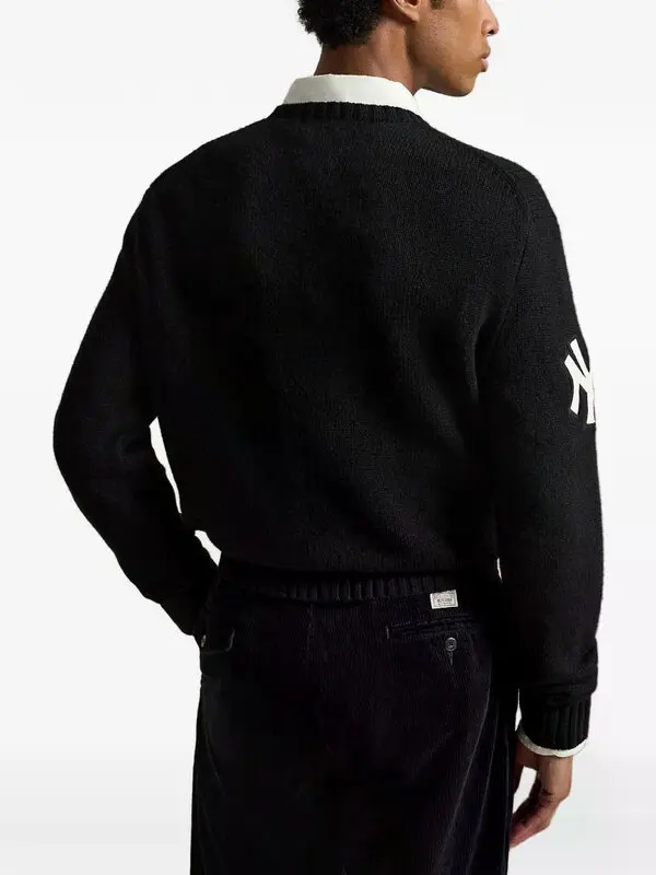 Polo Ralph Lauren X New York Yankees Polo Bear Wool Sweater