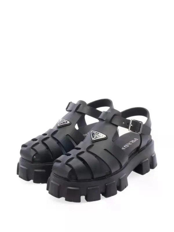 Prada 2010s Monolith Sandals