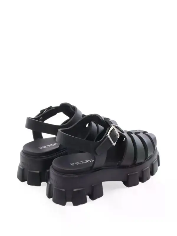 Prada 2010s Monolith Sandals