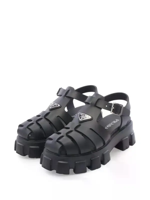 Prada 2010s Monolith Sandals