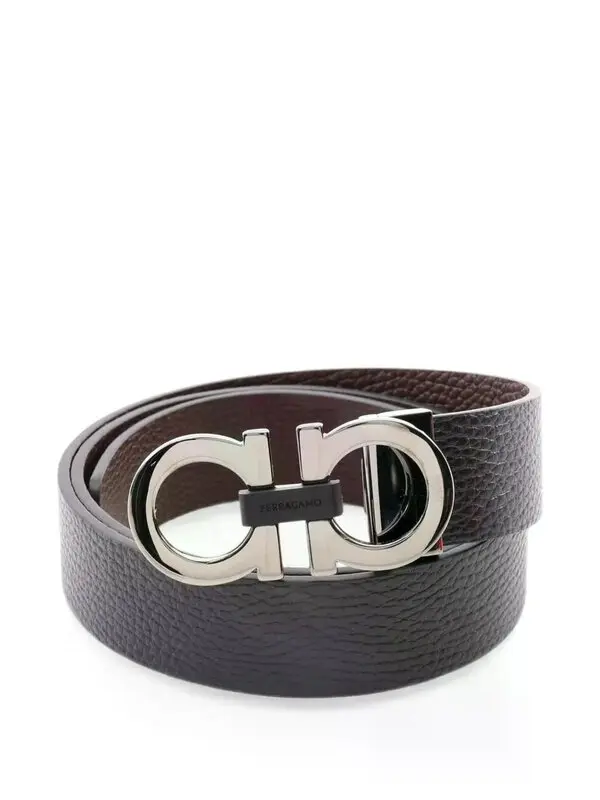 FERRAGAMO 2020 Gancini Buckle Belt - Black