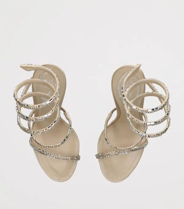 Rene Caovilla Embellished Heeled Sandals 105