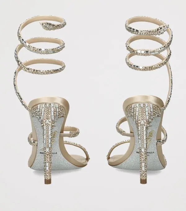 Rene Caovilla Embellished Heeled Sandals 105