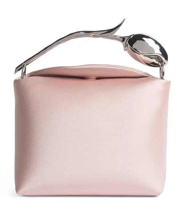 Erdem Mini Satin Bloom Top-handle Bag - Pink