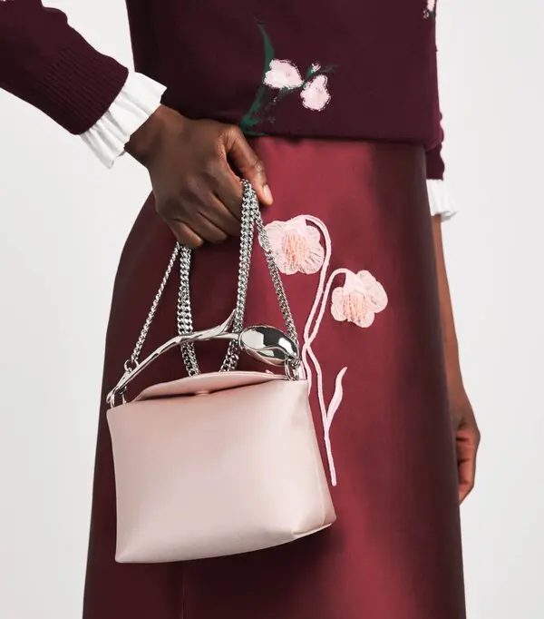 Erdem Mini Satin Bloom Top-handle Bag