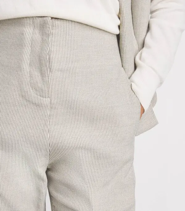 STUDIO NAMNYAK Cotton Bora Stripe Trousers