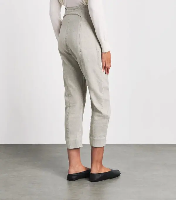 STUDIO NAMNYAK Cotton Bora Stripe Trousers