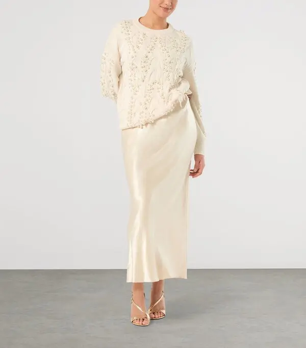 Marina Rinaldi Virgin Wool-blend Sweater