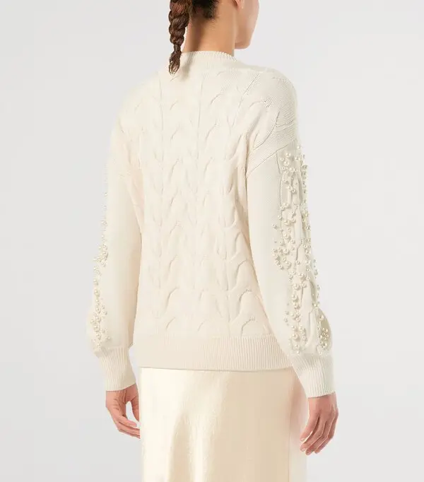 Marina Rinaldi Virgin Wool-blend Sweater