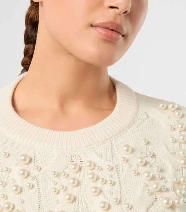 Marina Rinaldi Virgin Wool-blend Sweater