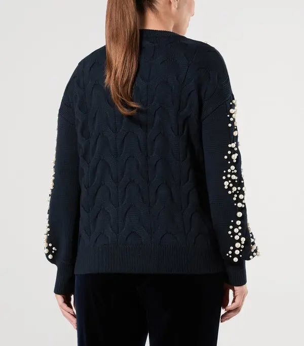 Marina Rinaldi Virgin Wool-blend Sweater