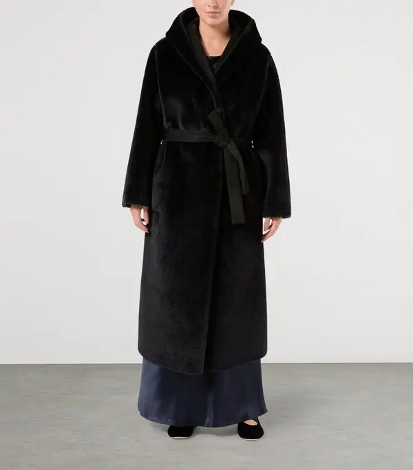 Marina Rinaldi Reversible Faux Fur Coat