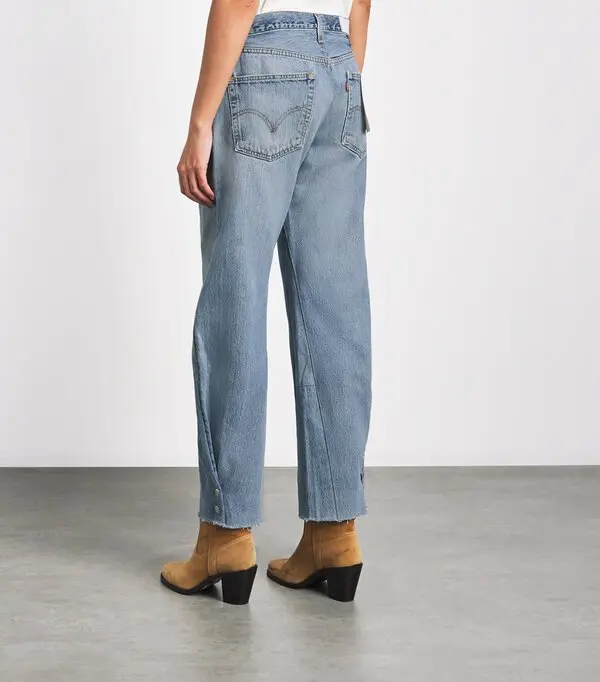 RE-DONE Nico Mid-rise Barrel-leg Jeans