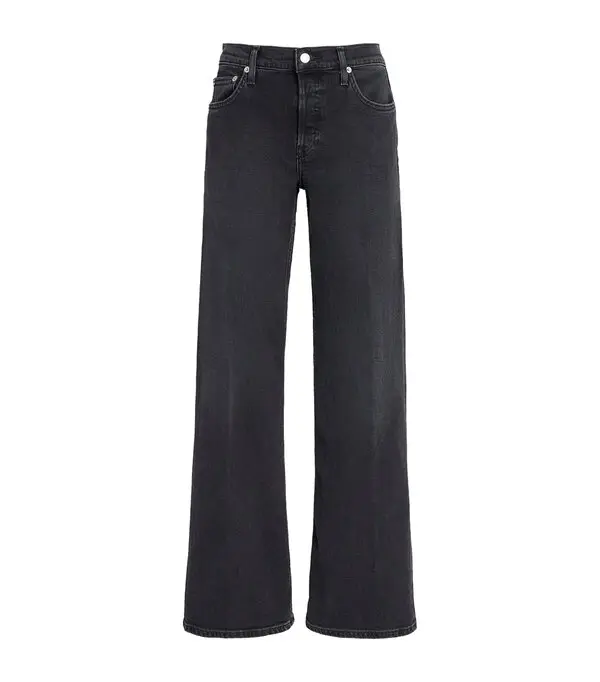 RE-DONE Laurel Mid-rise Wide-leg Jeans
