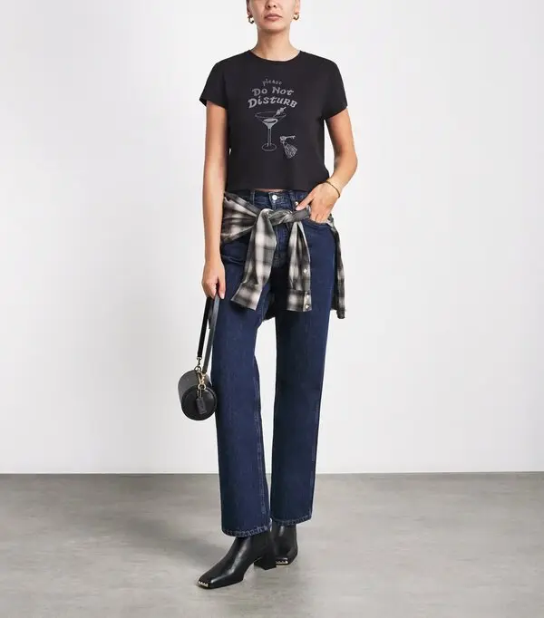 RE-DONE Cotton Dnd Print Boxy T-shirt