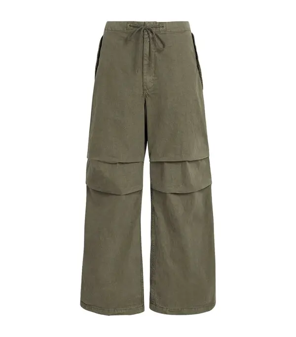 RE-DONE Cotton-blend Outer Cargo Trousers