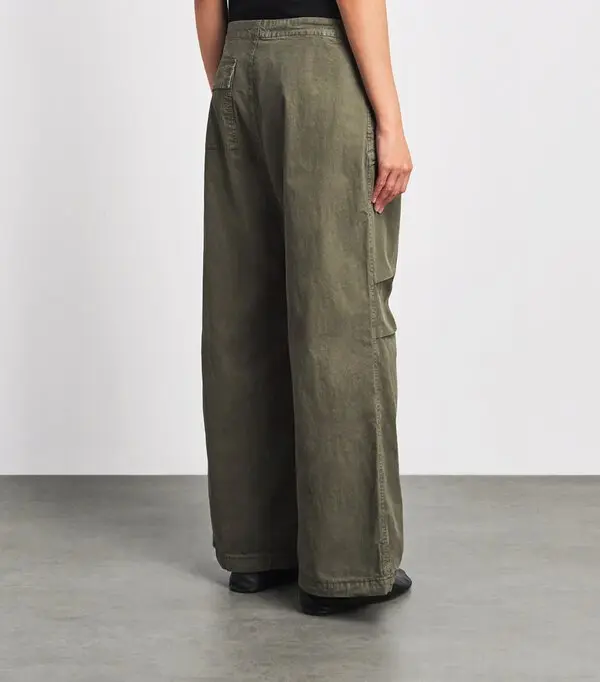 RE-DONE Cotton-blend Outer Cargo Trousers