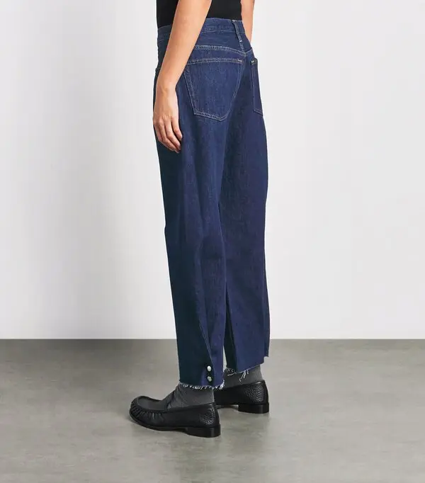 RE-DONE Nico Mid-rise Barrel-leg Jeans