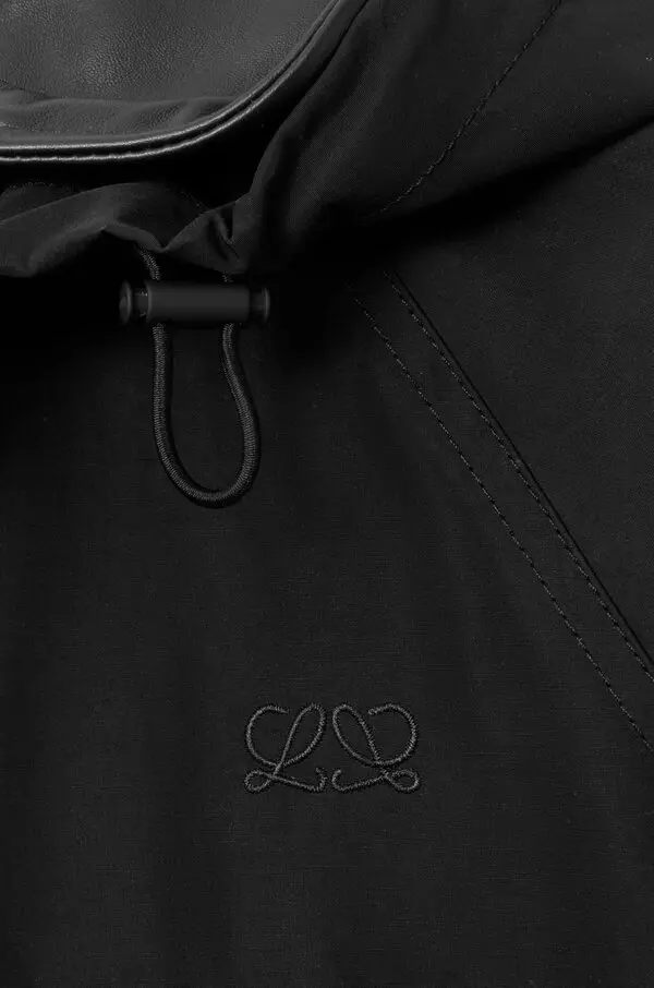 Loewe Parka In Technical Cotton Shell
