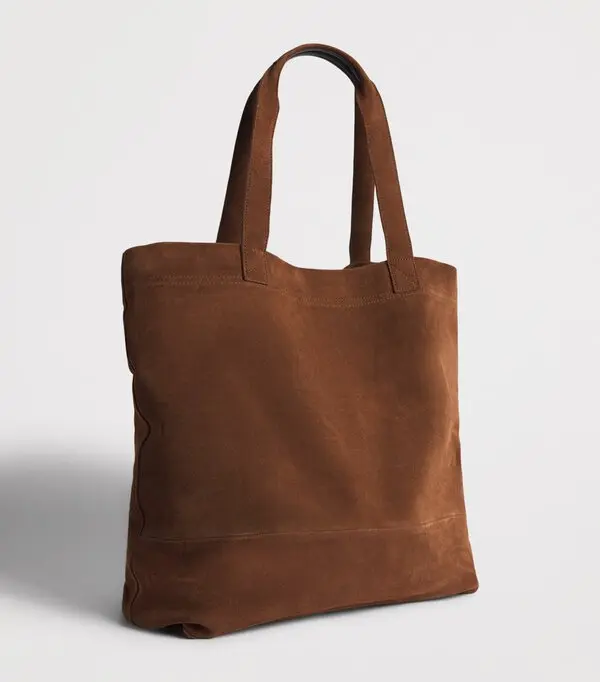 SAMSØE SAMSØE Suede Sadulwich Tote Bag
