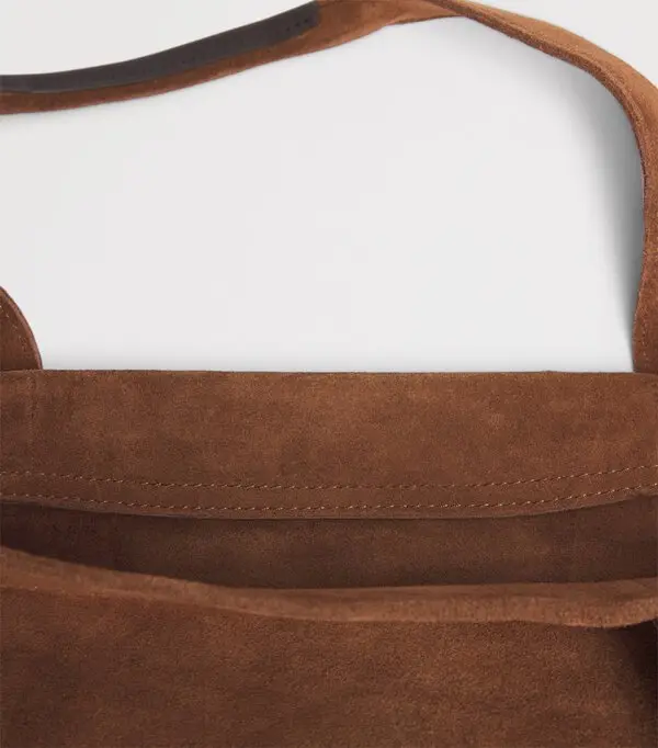SAMSØE SAMSØE Suede Sadulwich Tote Bag