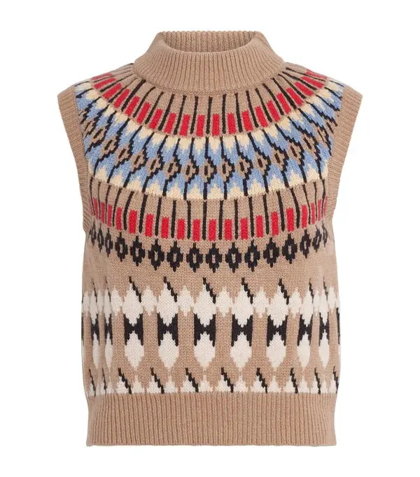 Polo Ralph Lauren Wool-cashmere Fair Isle Sweater Vest