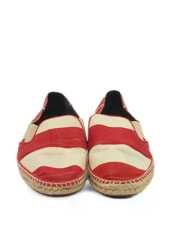 Burberry Check Canvas Espadrille Flats
