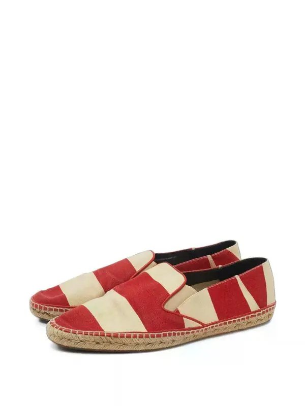 Burberry Check Canvas Espadrille Flats