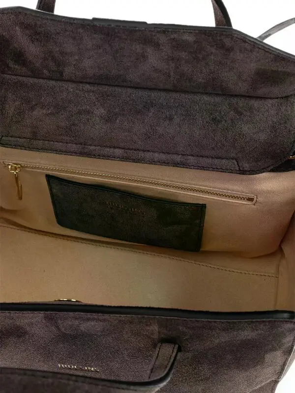 HIDESINS Medium Flap Leather Tote Bag