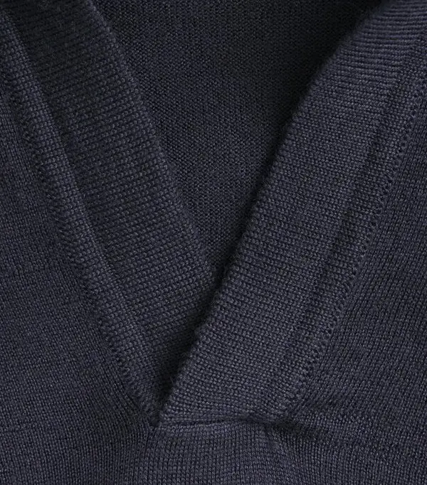 JACOB COHЁN Wool-silk Polo Shirt