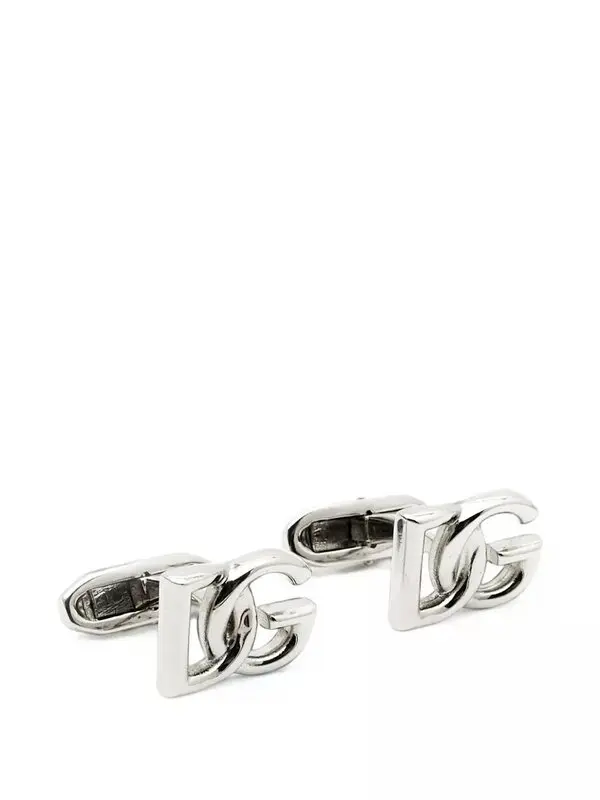 Dolce & Gabbana Dg Logo Cufflinks - Silver