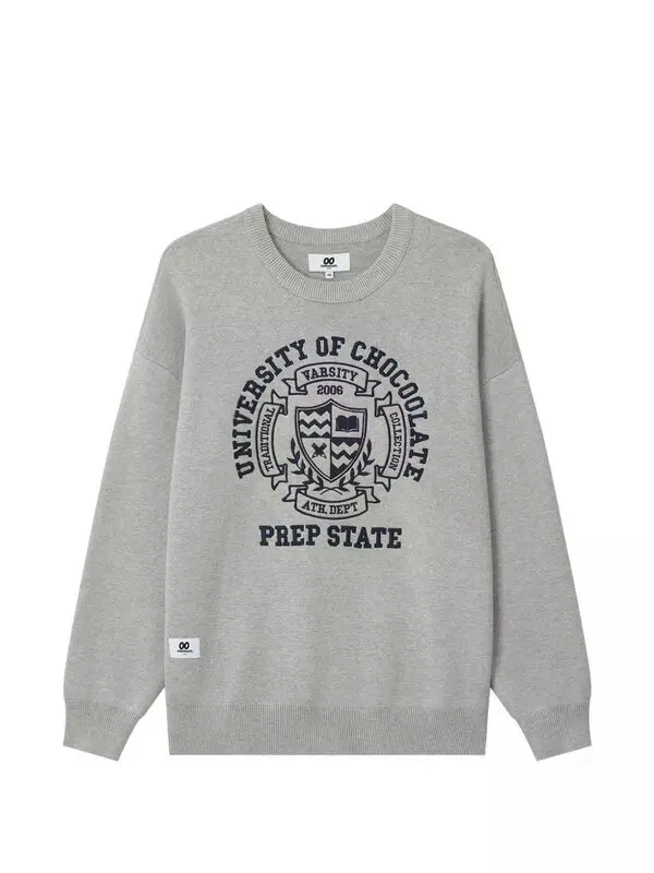 CHOCOOLATE Logo-print Drop-shoulder Sweater