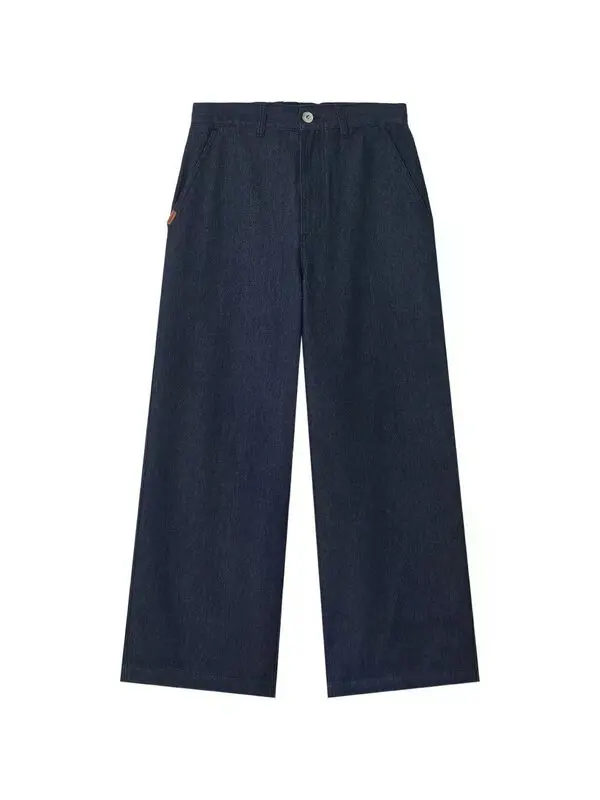 CHOCOOLATE Elasticated-waist Wide-leg Jeans