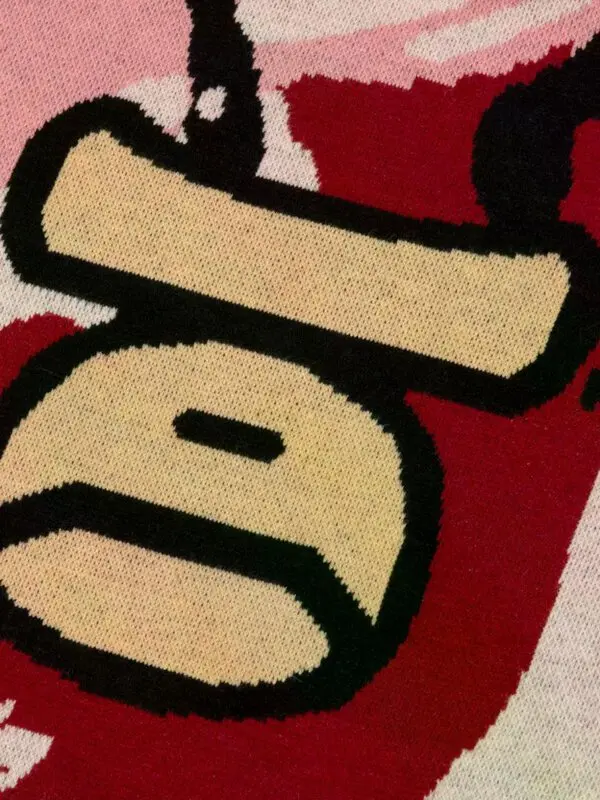 AAPE BY *A BATHING APE Moonface Camo-pattern Sweater