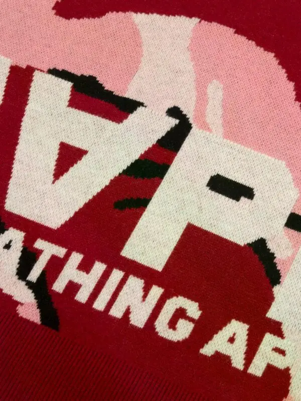 AAPE BY *A BATHING APE Moonface Camo-pattern Sweater