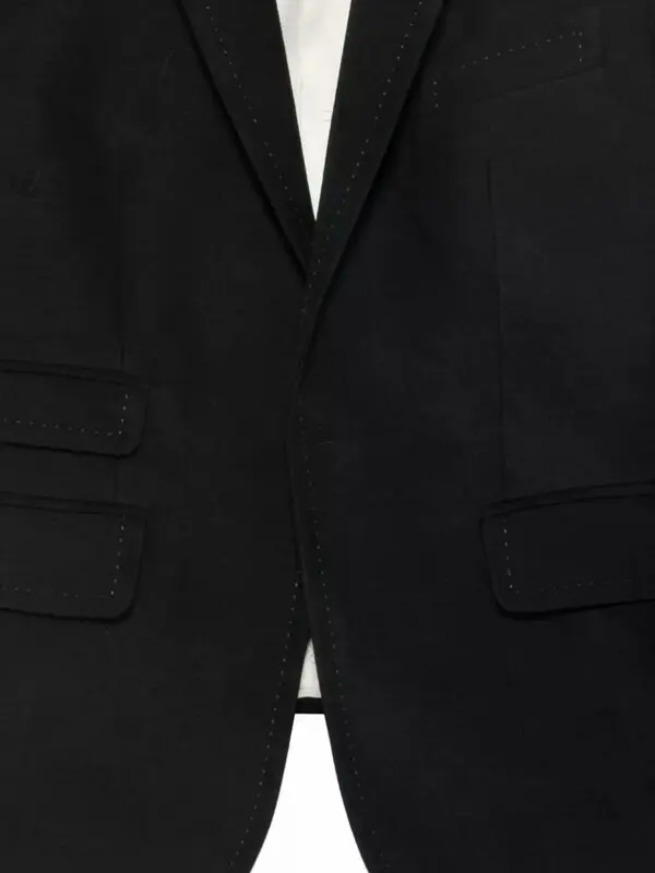 Dsquared2 2000s Topstitched Single-breasted Jacket