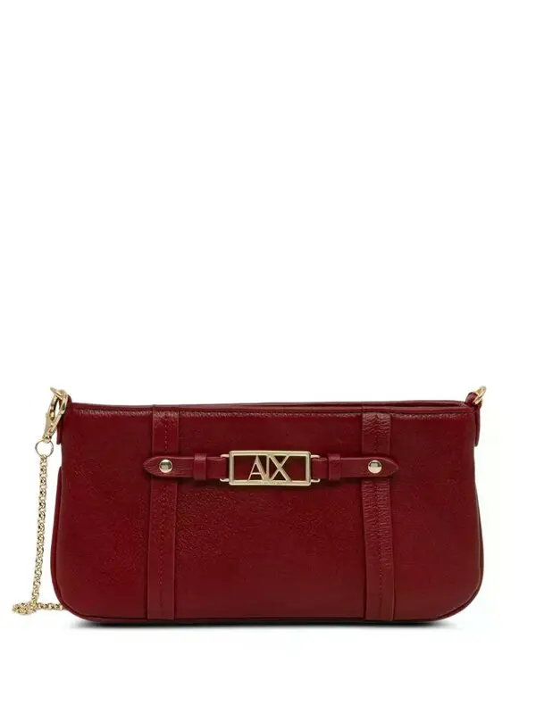Armani Exchange Logo-plaque Chain-link Tote Bag - Red