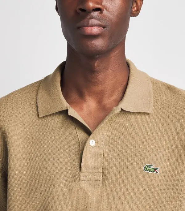 Lacoste Cotton Knitted Polo Shirt