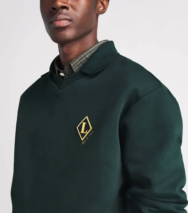 Lacoste Cotton-blend Badge Sweatshirt